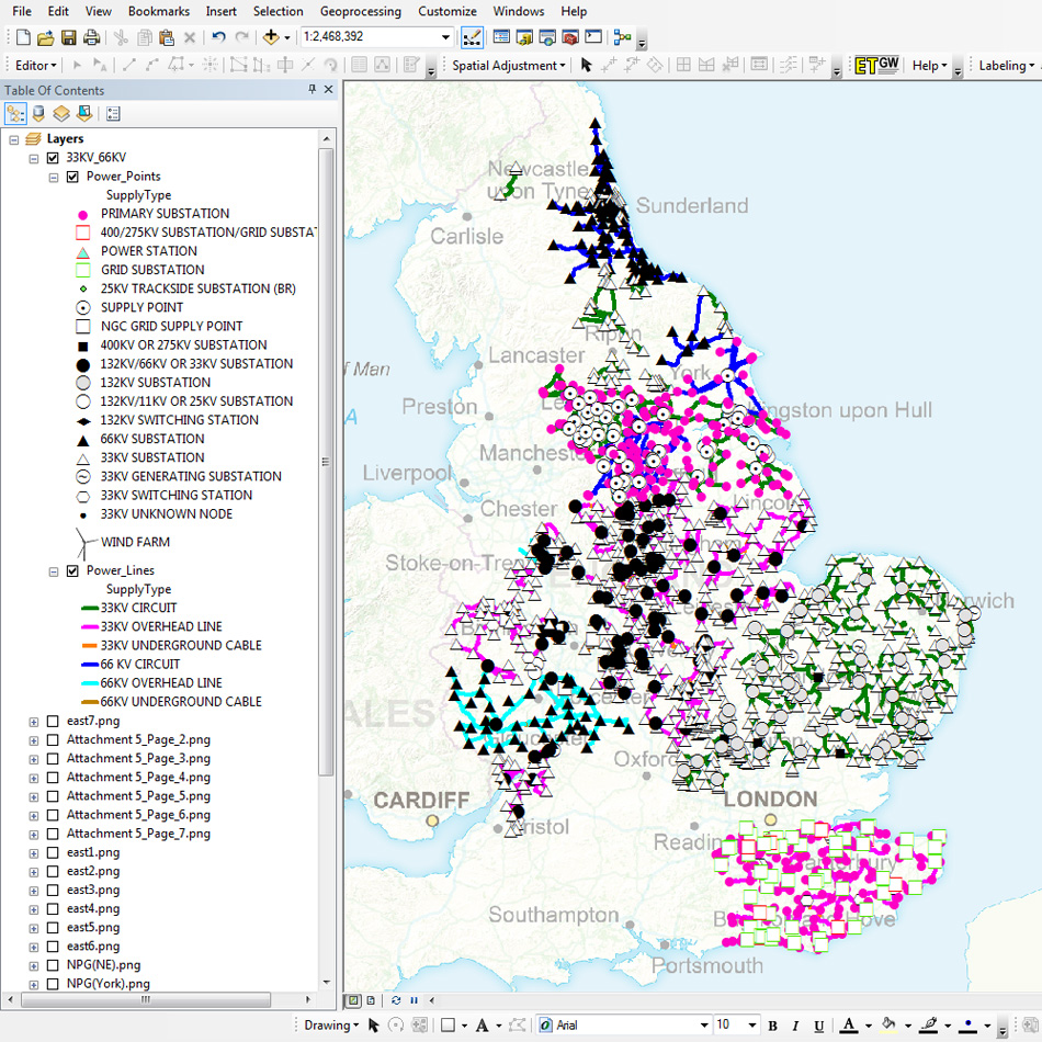 GIS Database Creation for Renewable Energy sector - gi Perspective