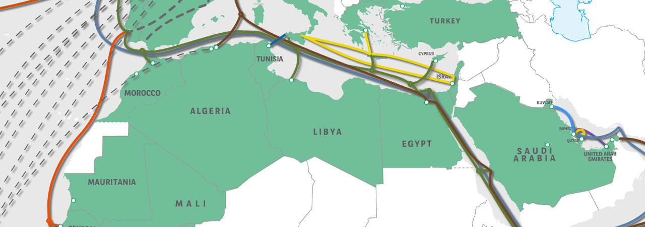 Bespoke Submarine Cable Map - gi Perspective Digital Mapping