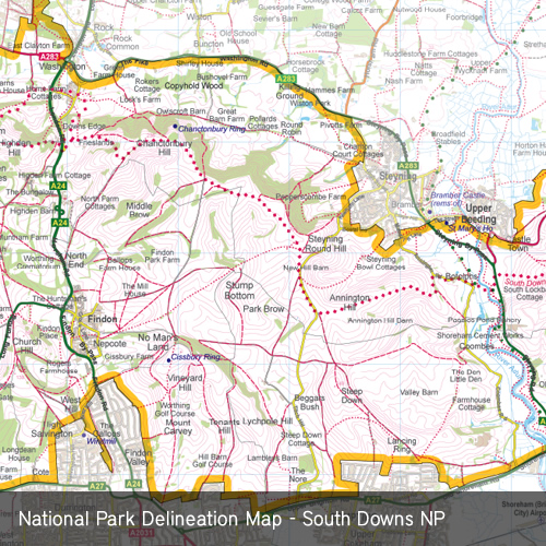 south-downs-delineation-map - gi Perspective