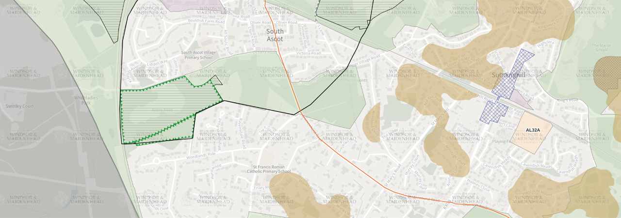 Interactive Policies Map for Royal Borough of Windsor and Maidenhead ...